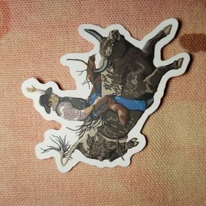 Office | J Bull Rider Sticker Pegantinas Vaqueras Rodeo Sticker ...